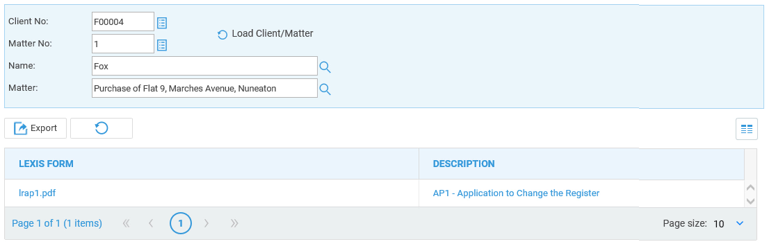 Running Lexis Smart Forms (Browser) - Osprey Approach Customer Support ...