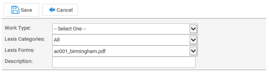 Setting up Lexis Smart Forms - Osprey Approach Customer Support ...