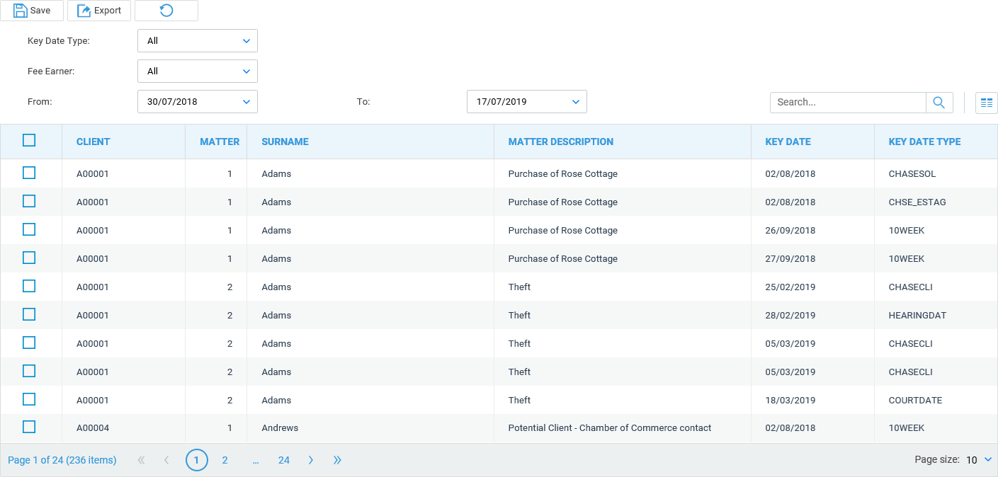 Batch Key Date ticking - Osprey Approach Customer Support & Training ...