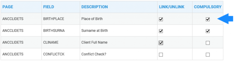 Create Compulsory Fields in Client & Matter Extensions - Osprey ...