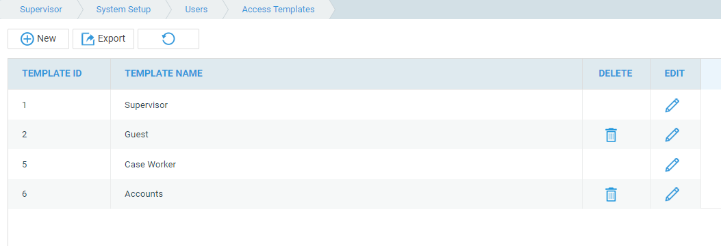 Managing user Access Templates - Osprey Approach Customer Support ...