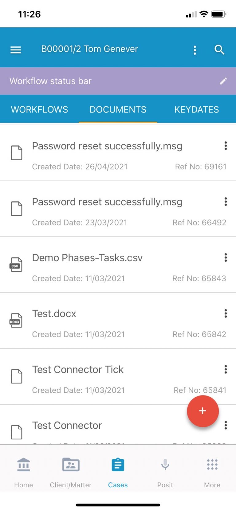 Using the Case Management App (Mobile) - Osprey Approach Customer ...
