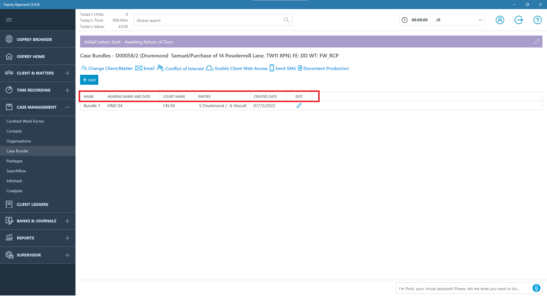 Creating Case Bundles (App) - Osprey Approach Customer Support ...