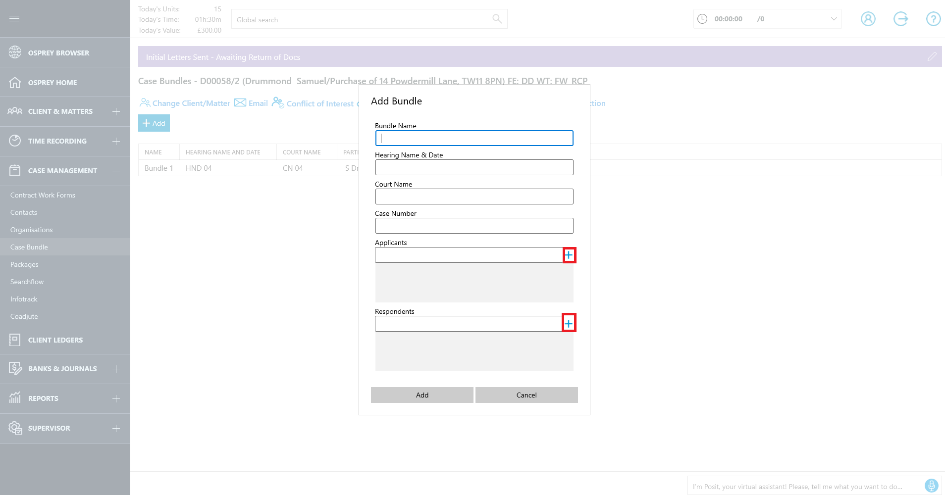 Creating Case Bundles (App) - Osprey Approach Customer Support ...