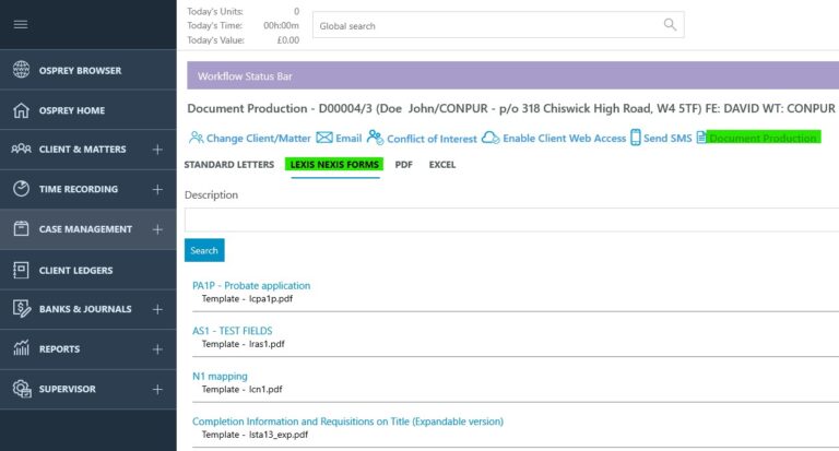 Running Lexis Smart Forms (App) - Osprey Approach Customer Support & Training | Osprey Academy