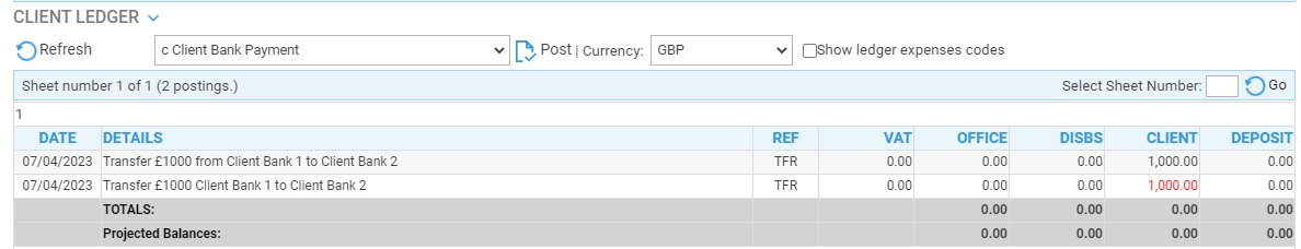 Transfer money between Client Banks - Osprey Approach Customer Support ...