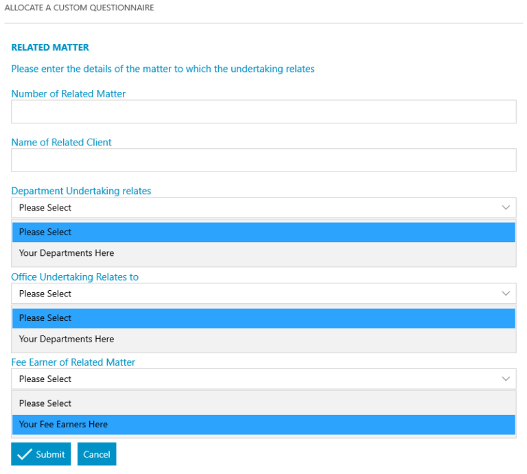 Undertakings - Osprey Approach Customer Support & Training | Osprey Academy