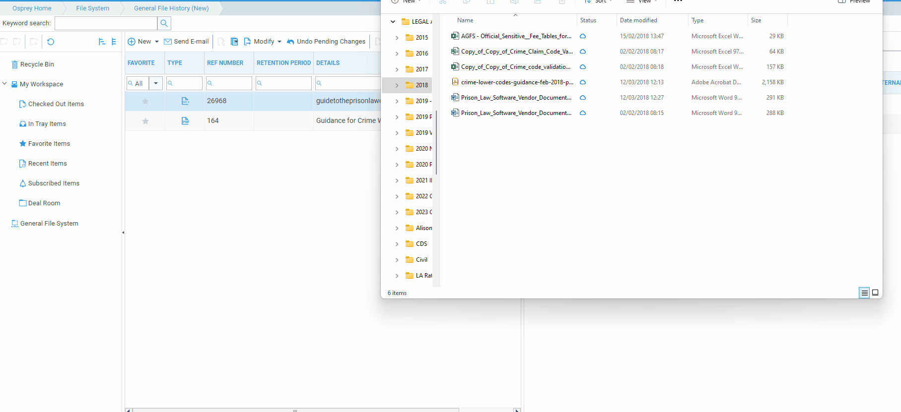 Use the General File System (Browser) - Osprey Approach Customer ...