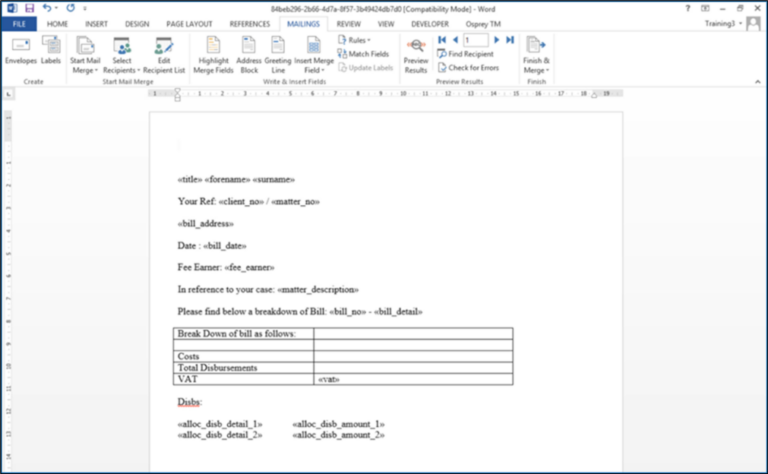 Create a Bill Template | This guide will take you though ensuring a ...