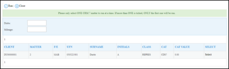 Reports: CRM7 | Claim non-standard fee as a CRM7 | Osprey Academy ...