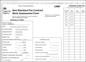 Reports: CRM7 | Claim non-standard fee as a CRM7 | Osprey Academy ...