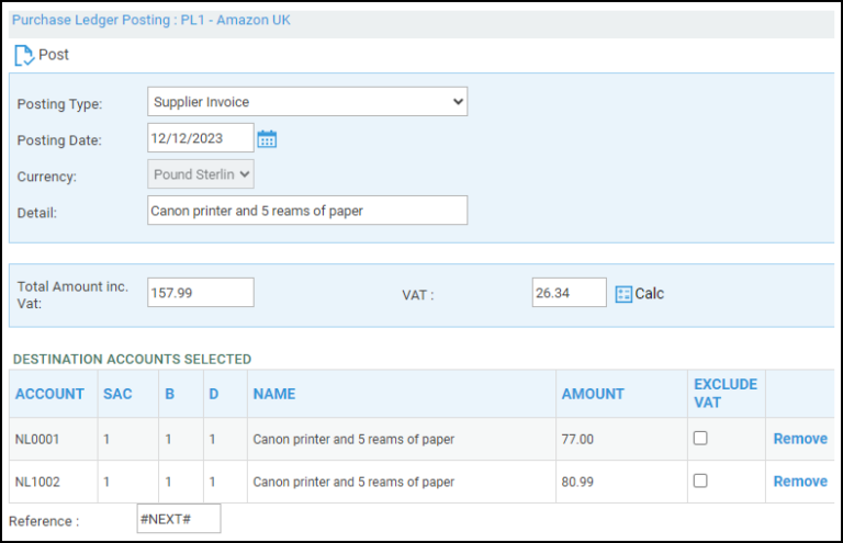 Posting purchase ledger invoices | Osprey Academy - Customer Support ...