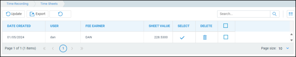 Time Record with Time Sheets | Time Recording | Osprey Academy ...